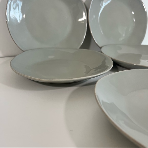 Crate&Barrel | Dining | Crate And Barrel Marin Grey Salad Plates | Poshmark